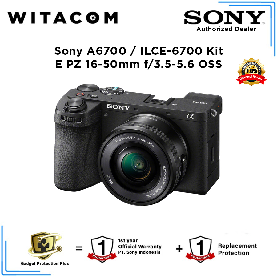 Jual Sony Alpha A6700 A 6700 Sony A6700 Kit Mirrorless Camera Kit 16 ...