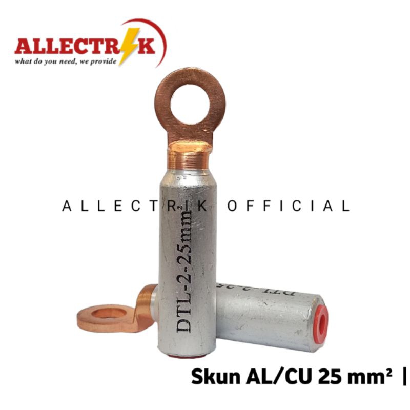 Jual Skun Kabel Bimetal AL - CU 25 mm / DTL2 25 mm | Shopee Indonesia