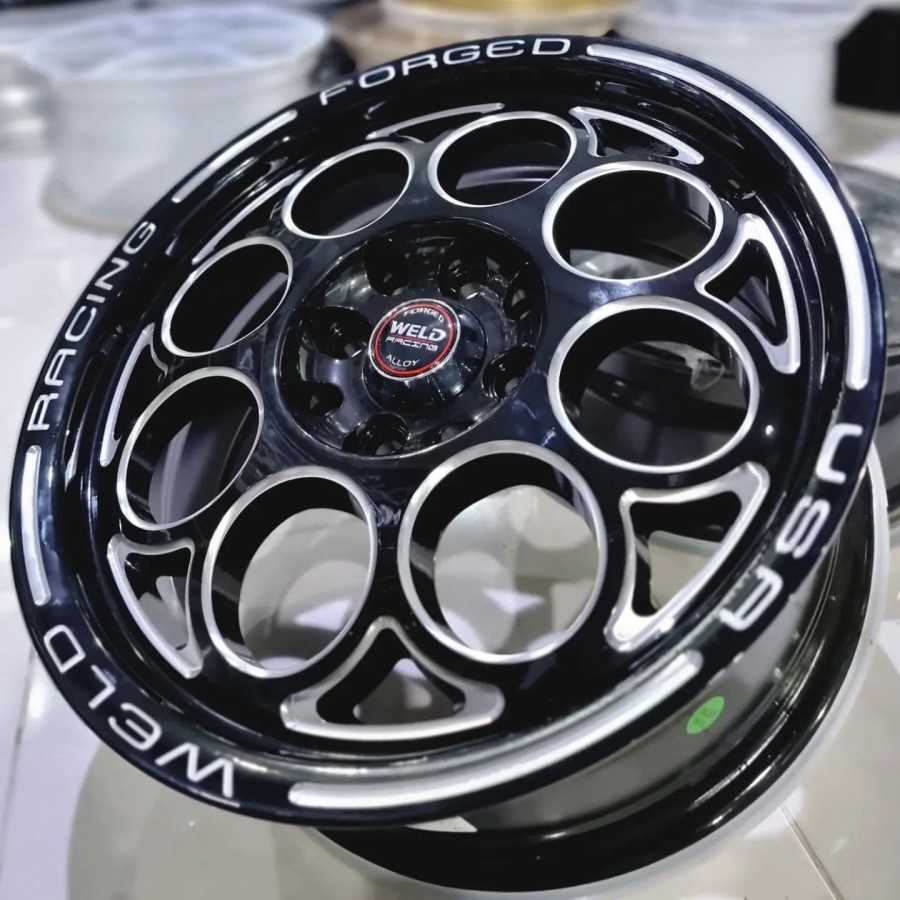 Jual velg racing R15 Weld Drag velg mobil ring 15 brio agya jazz.yaris ...
