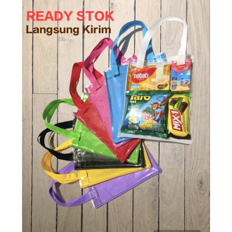 Jual Tas Mika Mix Spunbond (READY STOK) HWRI P.20 T.24 mini | Shopee ...