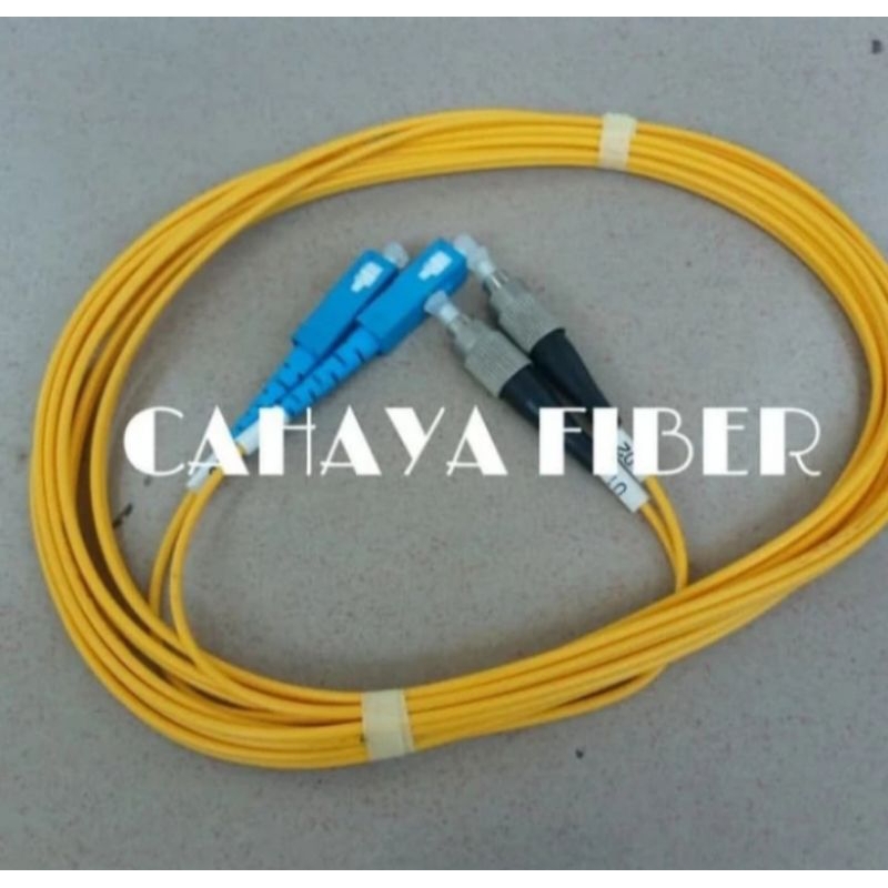 Jual PATCHCORD FC TO SC UPC SINGLEMODE DUPLEX 2.0MM 30 METER | Shopee Indonesia