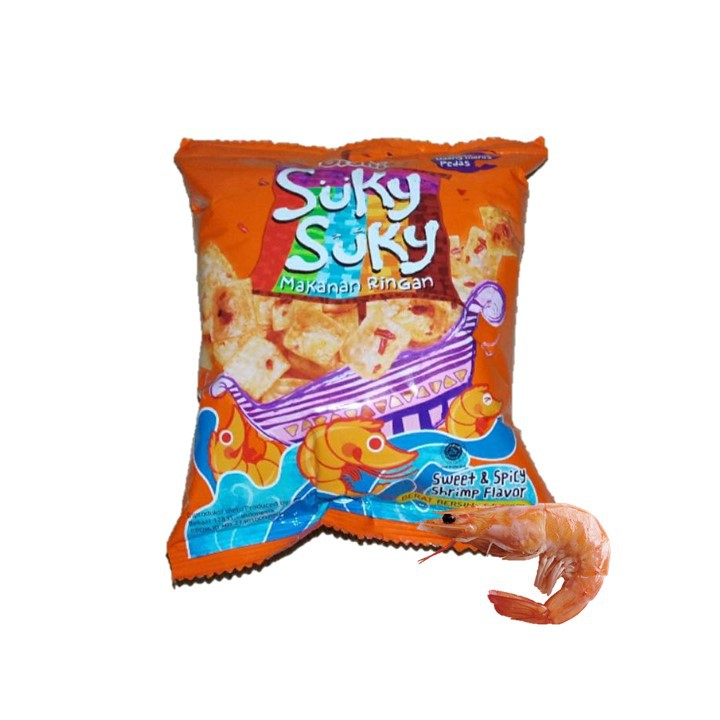 Jual Oishi Suky Suky Sweet and Spicy Flavor Makanan Ringan 10gr 1 ...