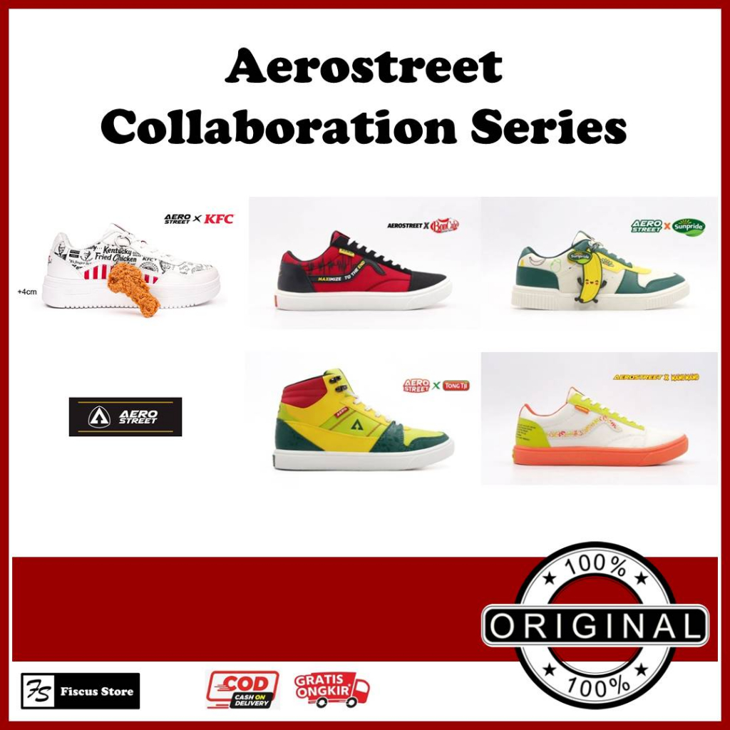 Jual [ORIGINAL] AEROSTREET x KFC / AEROSTREET x TONG TJI / AEROSTREET x ...
