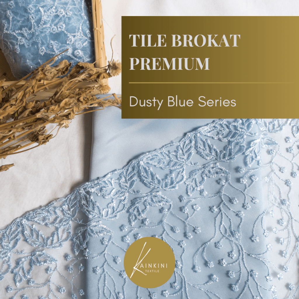 Jual Kain Brokat Bahan Kebaya / Tile Brukat Perancis (½ meter) by ...