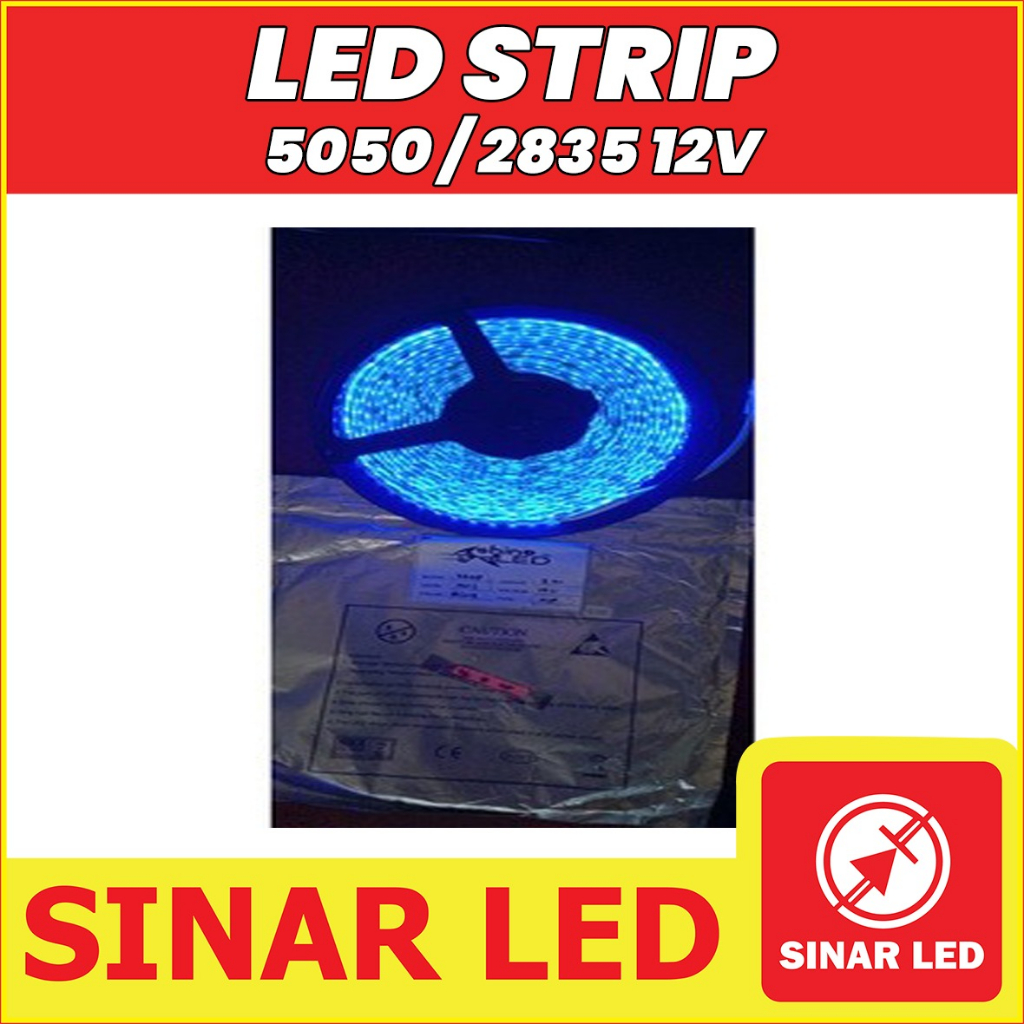 Jual LED STRIP WATERPROOF & NON WATERPROOF 5050 / 2835 12V Lampu Led ...