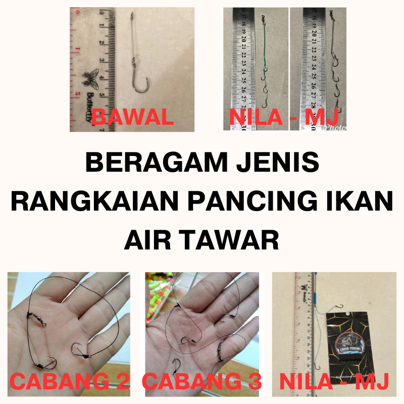 Jual Rangkaian Pancing Jadi Untuk Jenis Ikan Air Tawar | Shopee Indonesia