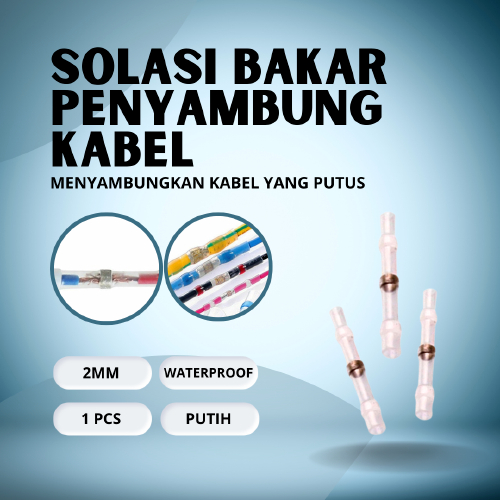 Jual Isolasi Solasi Bakar Heat Shrink Tube Tubing Selang Selongsong ...