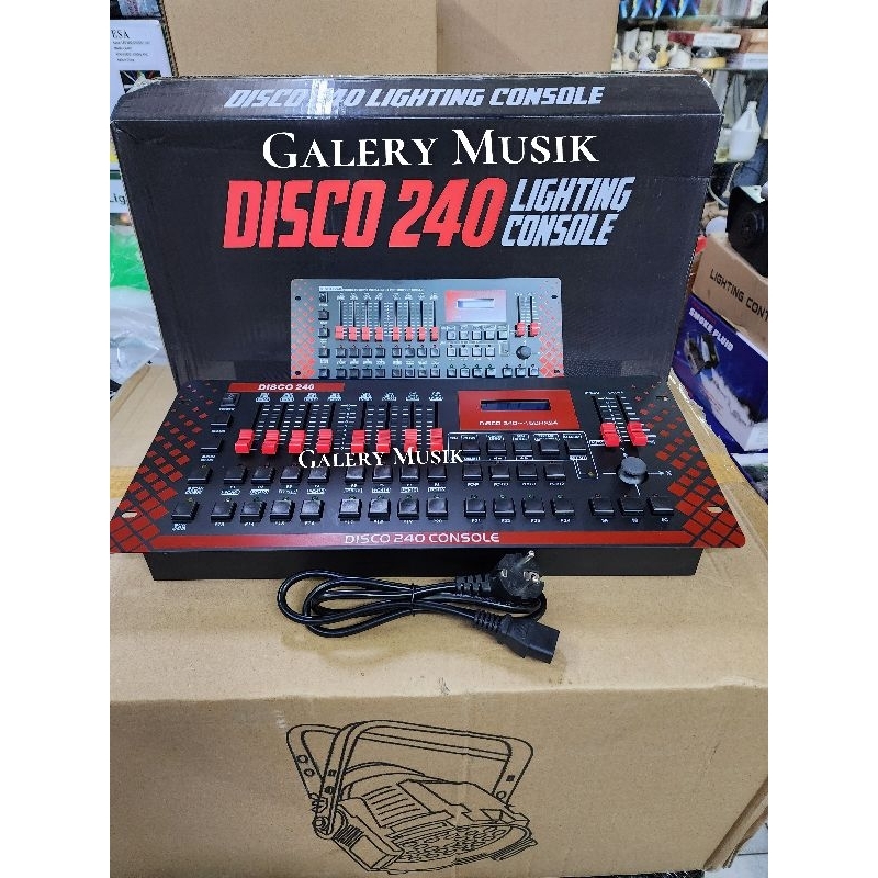 Jual MIXER LIGHTING MIXER DMX 512 - 240 DISCO 240 Buat Tempat Disco, DJ ...