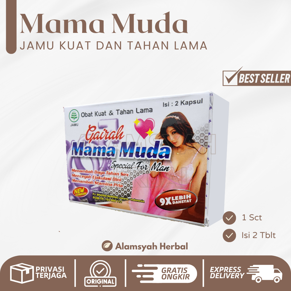 Jual Mama Muda Gairah Mama Muda Jamu Obat Kuat Dan Tahan Lama Pria Perkasa1 Sachet Shopee