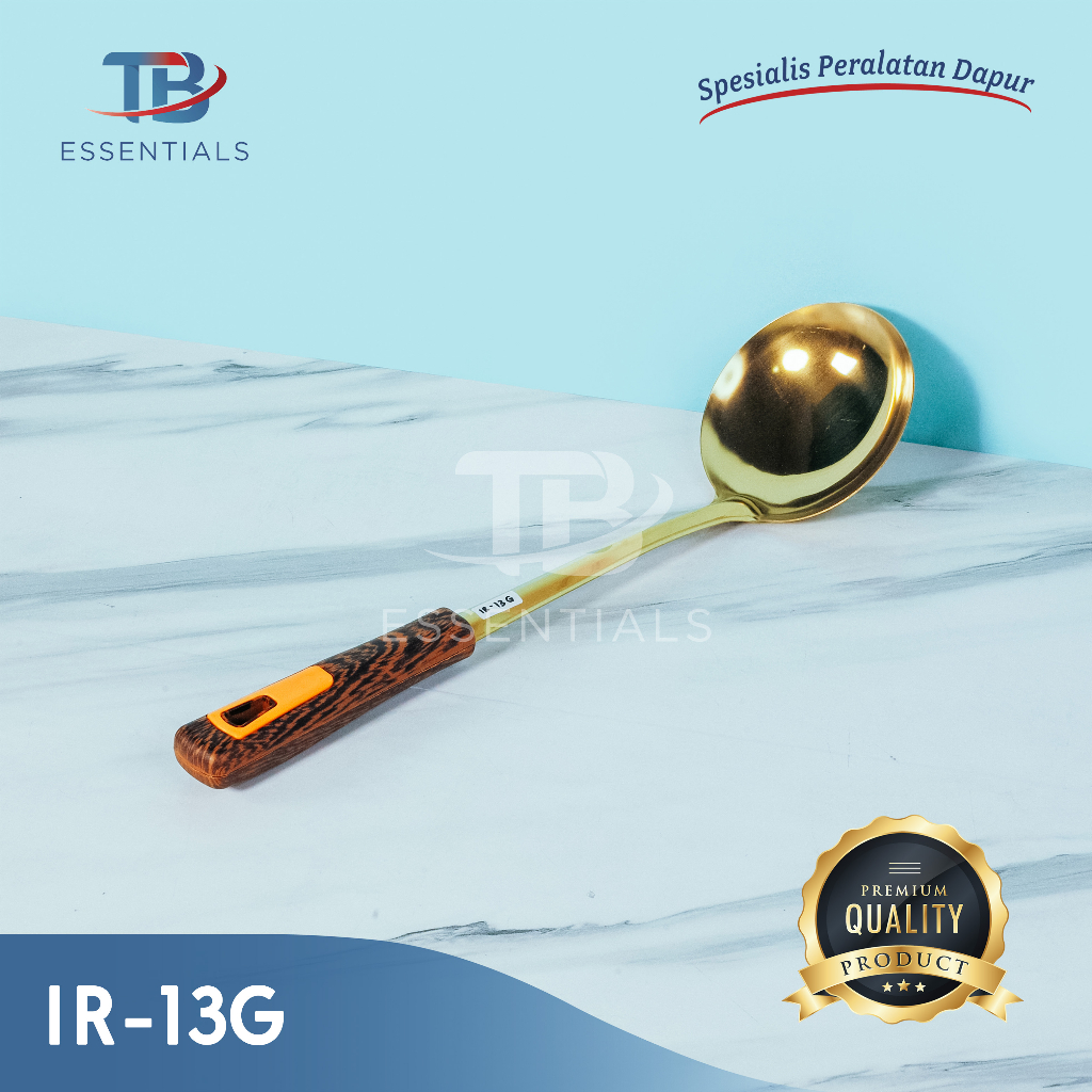 Jual TB ESSENTIALS - IR-13G IRUS GOLD GAGANG KAYU ORANGE | Shopee Indonesia