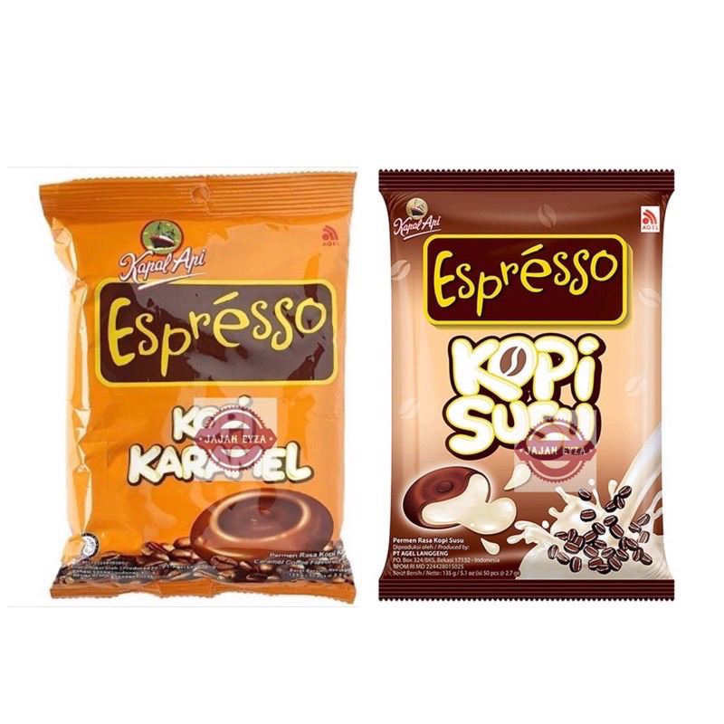 Jual permen kopi kapal api | karamel | kopi susu | - 1 pack isi 50pcs ...