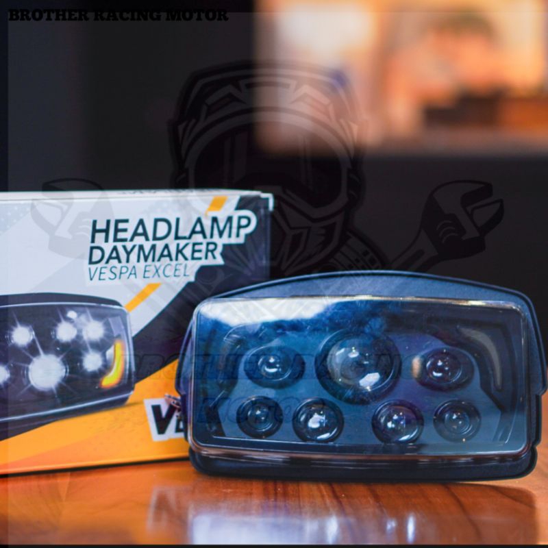 Jual Headlamp LED Lampu Depan Vespa Clasic PX 5575 Excel 5576 - LTC ...