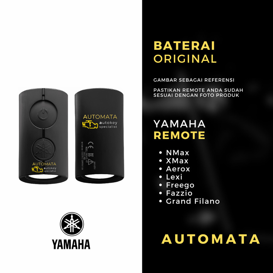 Jual Baterai Remote Kunci Keyless Motor Yamaha Aerox Original Panasonic ...