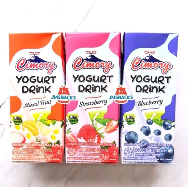 Jual Cimory Yogurt Drink Kotak (200ml) | Shopee Indonesia