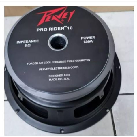 Jual SPEAKER PEAVEY 10 INCH PRO RIDER 600 WATT KOMPONEN Speaker ...