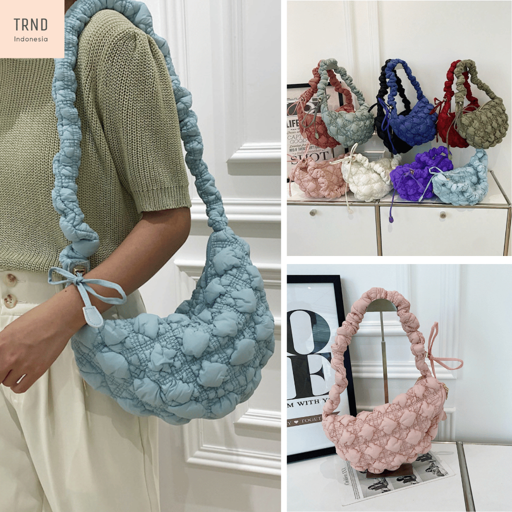 Jual Caryn Sling Bag - Tas Carlyn Bag Korea Import Puffy Cozy Jennie ...