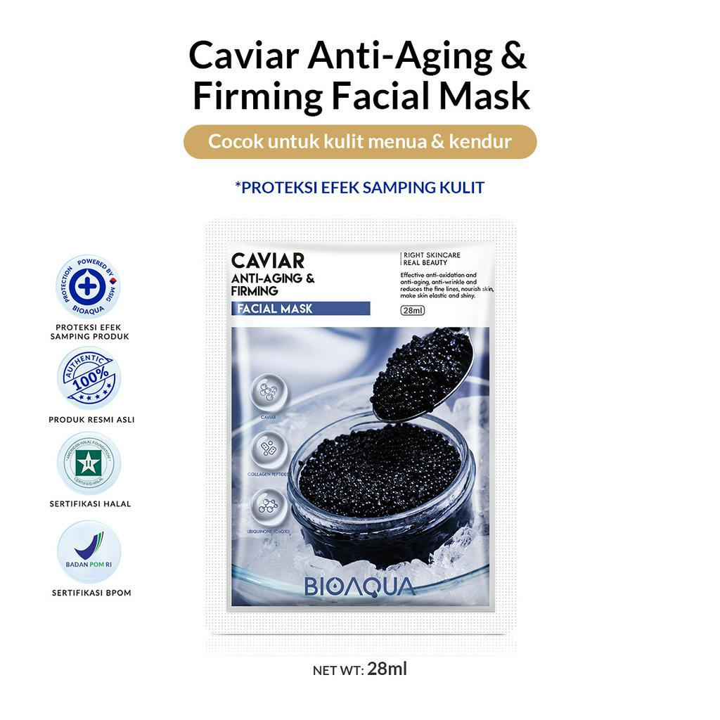 Jual BIOAQUA Sheet mask 10X / Floral The Effect masker wajah Whitening ...