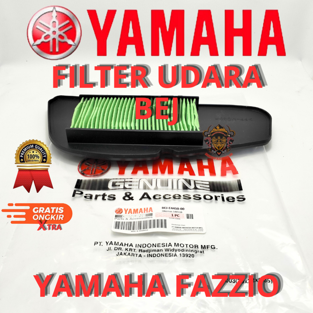 Jual FILTER UDARA SARINGAN UDARA BEJ YAMAHA FAZZIO ASLI ORIGINAL YAMAHA ...