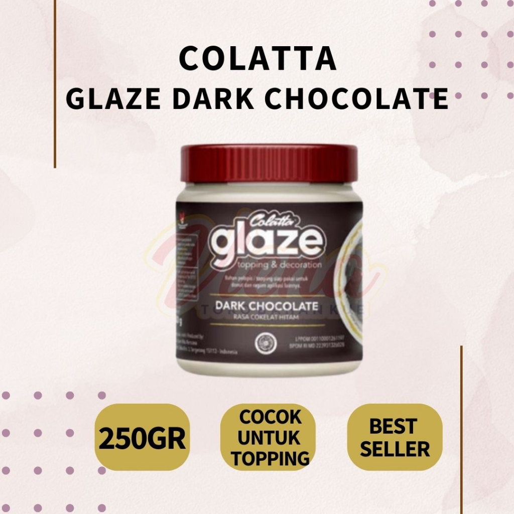 Jual Colatta Dip Glaze 250gr - Kemasan Asli Pabrik | Shopee Indonesia