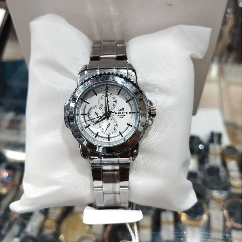 Jual Jam Tangan Mirete Rantai Wanita.Jam Original,Tahan Air,Rantai Anti ...