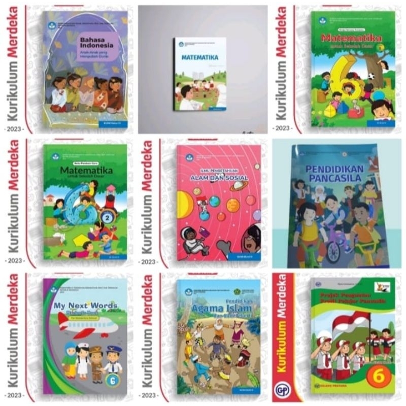Jual ORI harga satuan buku siswa kurikulum merdeka untuk SD/mi kelas 6 edisi terbaru penerbit ...