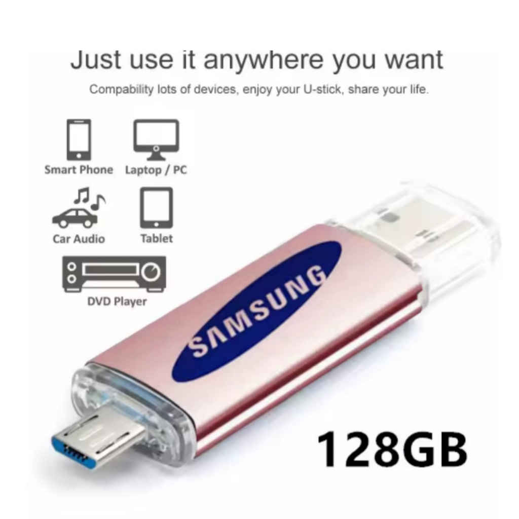 Jual Flashdisk 2 in 1 Samsung OTG 128GB 64GB 32GB 16GB 8GB 4GB All ...