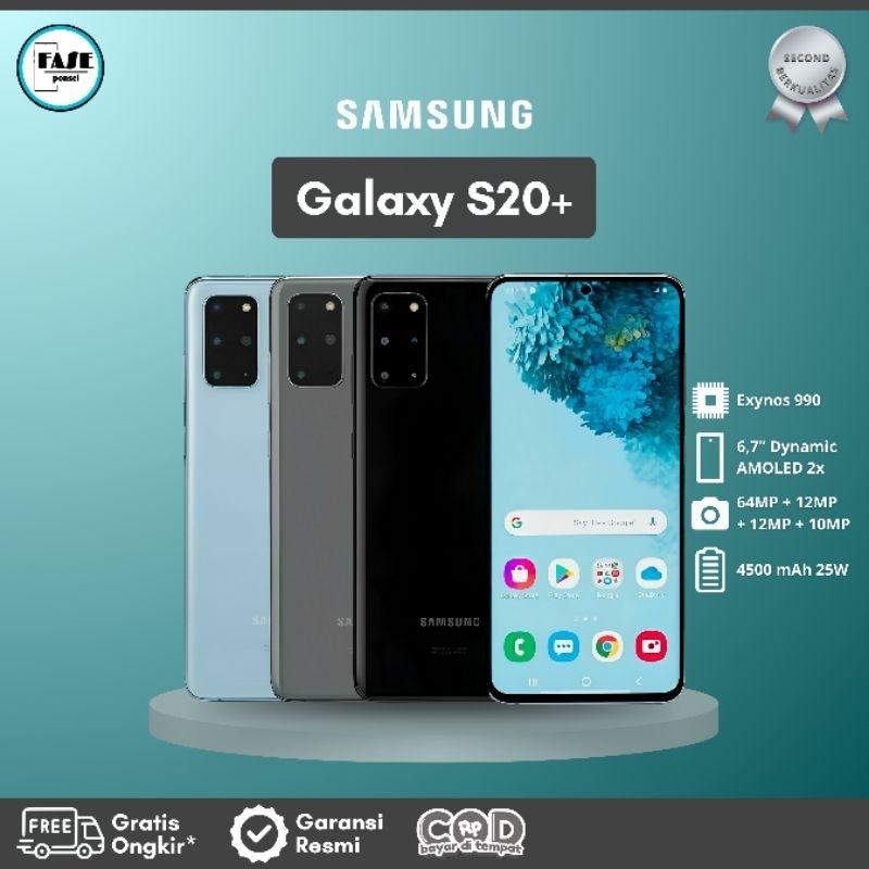 Jual Samsung Galaxy S20 Plus Resmi SEIN Second Bekas S20+ | Shopee ...
