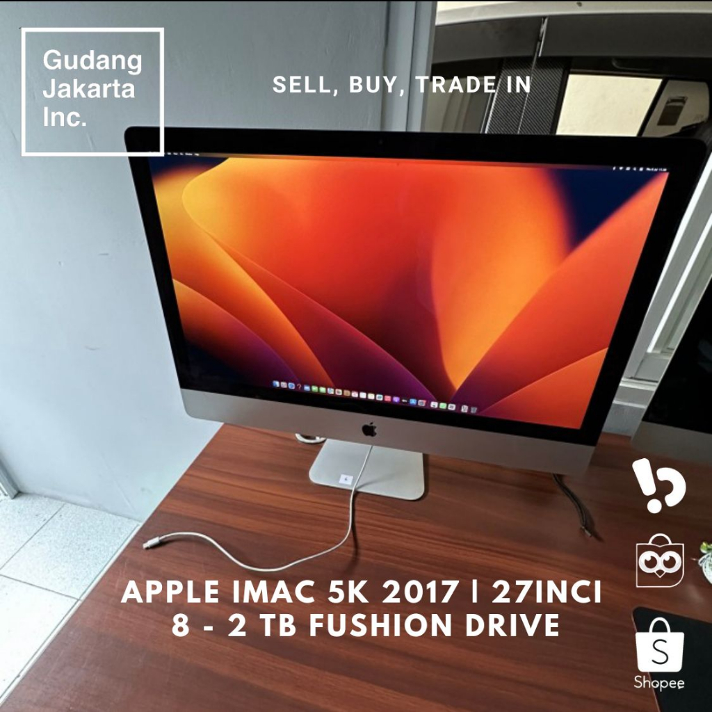 Jual Apple iMac 5K 2017 | 27inci | 8 - 2 TB Fushion Drive , minus layar ...