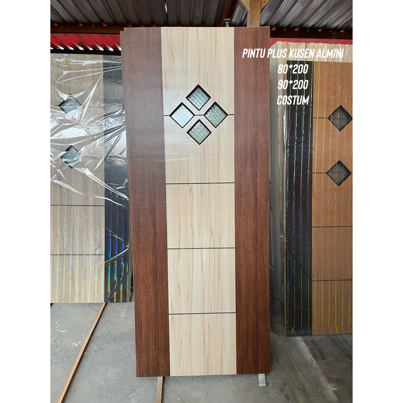 Jual Satu Set Pintu plus Kusen Almini / Pintu Plus Kusen Alumunium ...