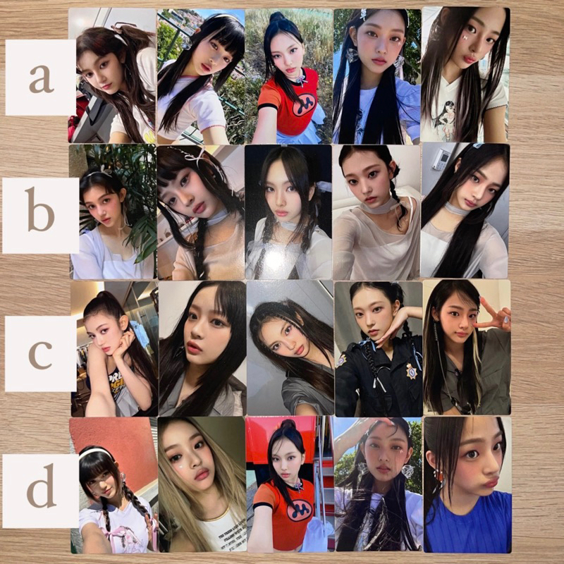 Jual NEWJEANS - NWJS X LINE FRIENDS PC PHOTOCARD MINJI DANIELLE HYEIN ...