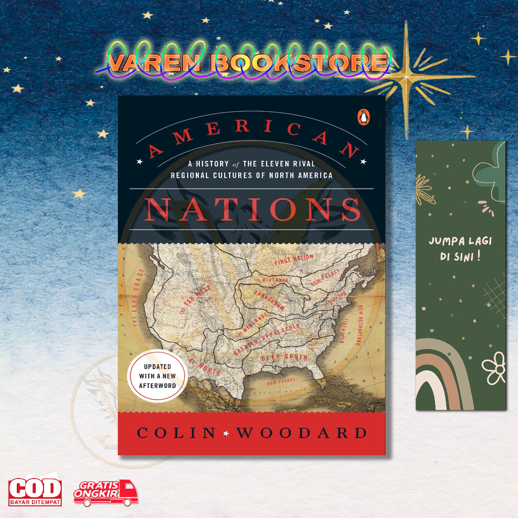 Jual American Nations: A History of the Eleven Rival Regional by Colin ...