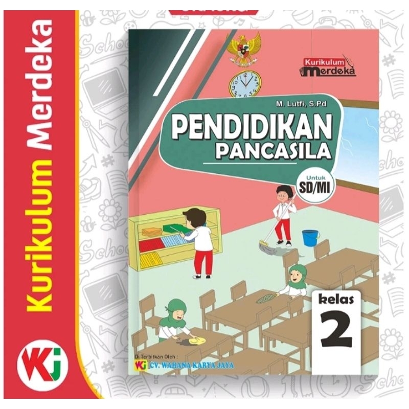 Jual buku siswa pendidikan Pancasila kelas 2 kurikulum merdeka penerbit WKJ | Shopee Indonesia