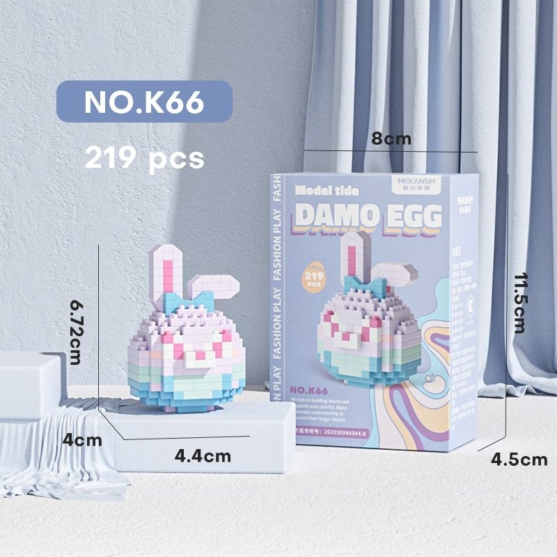 Jual damo egg NEW SERIES Mini bricks san rio zodiac chinese nano block ...