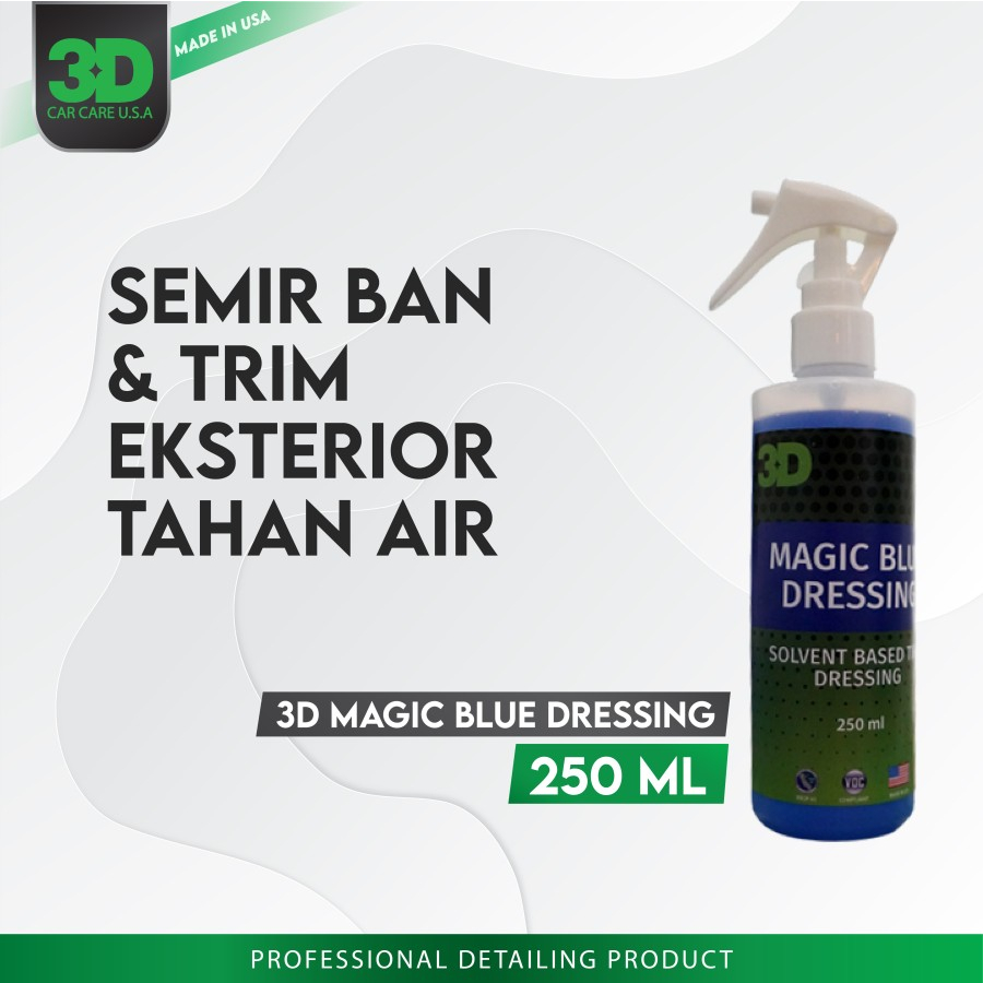 Jual Semir Ban Pengkilap Trim Eksterior Tahan Air - 3D Magic Blue 250 ...