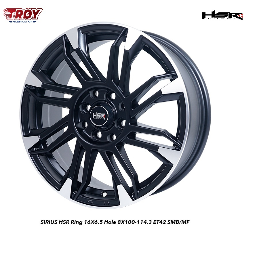 Jual Velg Mobil Racing HSR SIRIUS R16 Terbaru Veleg Avanza,Sigra,Brio ...