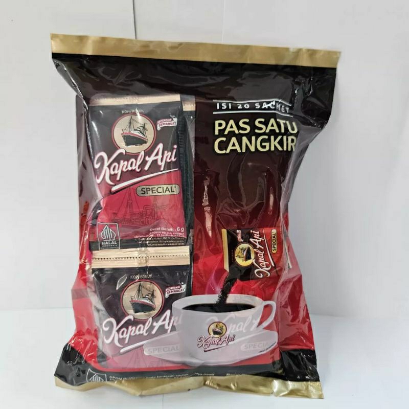 Jual Kopi Kapal Api 6gr isi 20 sachet | Shopee Indonesia