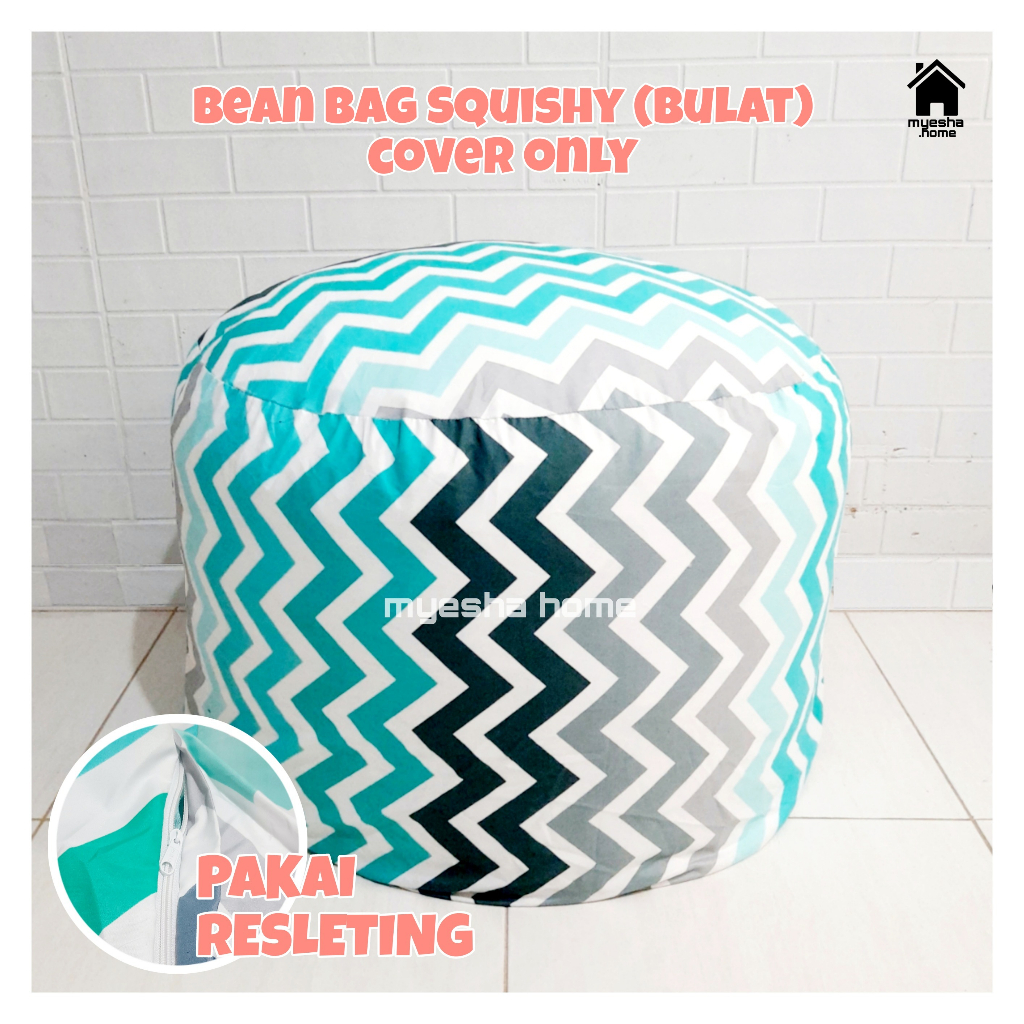 Jual Cover Sofa Bean Bag Squishy Bulat Oval / Sarung Sofa Bean Bag Bulat Oval Squishy | Shopee ...