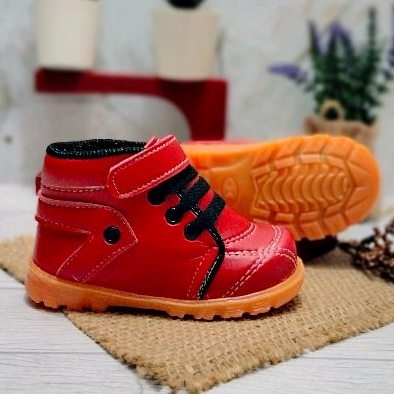 Jual SEPATU ANAK UNISEX MODEL BOOT PEREKAT VELCRO TERBARU SEPATU ANAK 1 ...
