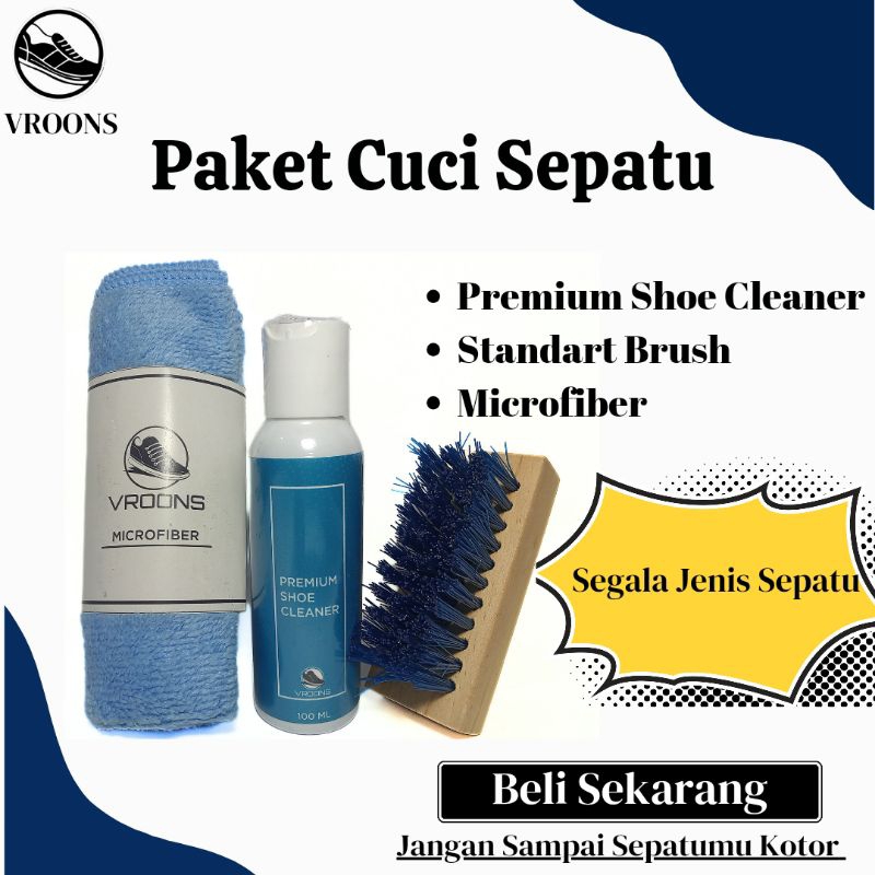 Jual Vroons Starter Kit Premium - Paket cuci sepatu premium ( segala ...