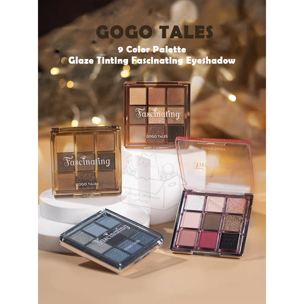 Jual [READY STOCK] GOGO TALES 9 Colors Glaze Eyeshadow Fascinating ...