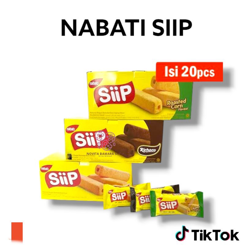 Jual NABATI SIIP 1PACK [ HARGA MURAH ] isi 20pcs | Shopee Indonesia
