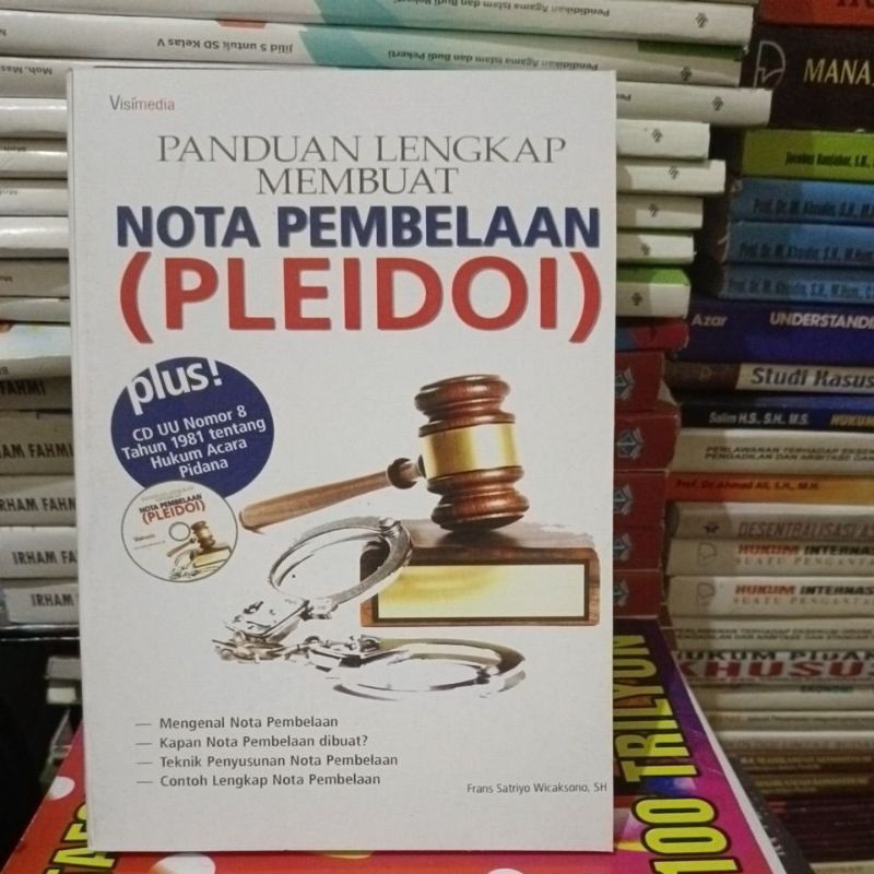 Jual panduan lengkap membuat Pledoi by frans satriyo | Shopee Indonesia