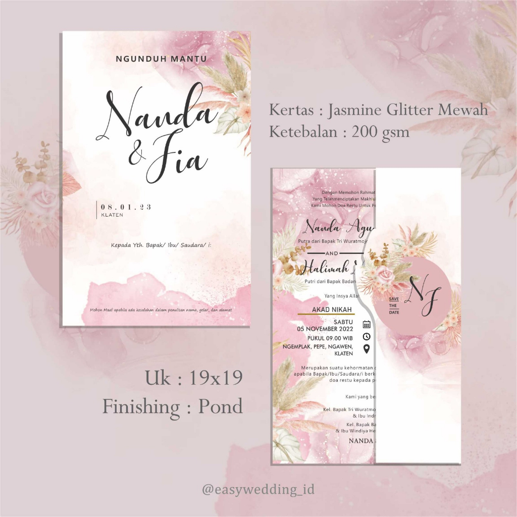 Jual UNDANGAN PERNIKAHAN MODERN | Shopee Indonesia