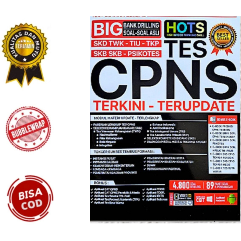 Jual Buku Cpns Terkini Paket Lengkap Skd Cpns And Kedinasan 2023 2024