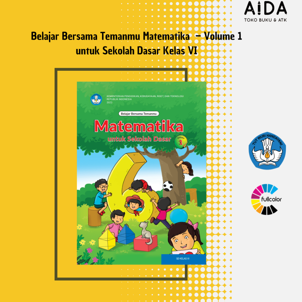 Jual Buku pendidikan Kurikulum Merdeka SD Matematika Kelas 6 Volume 1 - Belajar Bersama Temanmu ...