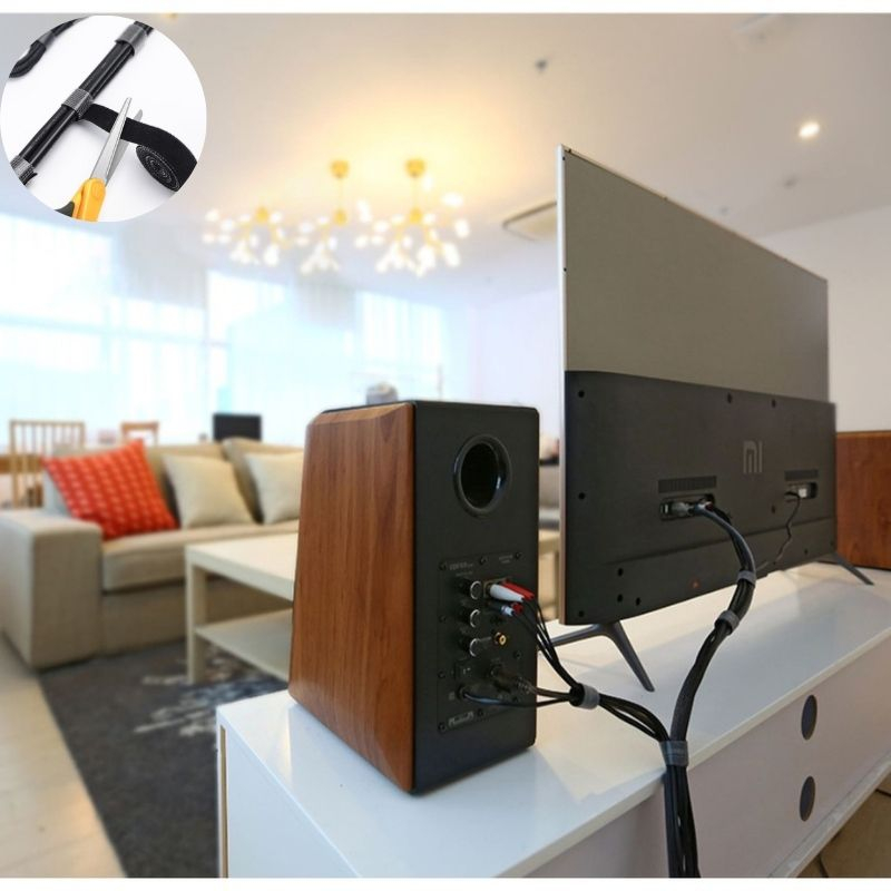 Jual HL0132 Velcro Kabel Strap Pengikat Kabel Perekat Kabel 10 M ...