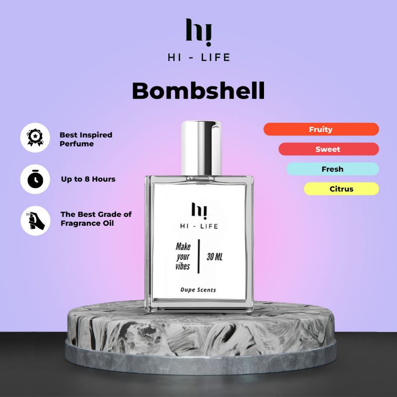 Jual Hi-Life Inspired Parfum // Dupe Perfume Bombshell | Shopee Indonesia