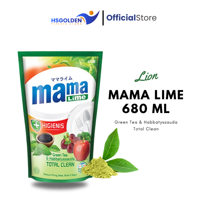 Jual Mama Lemon Sabun Cuci Piring Green Tea & Habbatussauda 680 ml ...