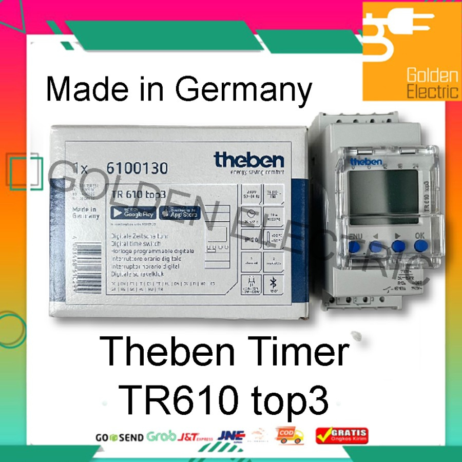 Jual Timer Theben TR610 TOP3 made in germany | Shopee Indonesia