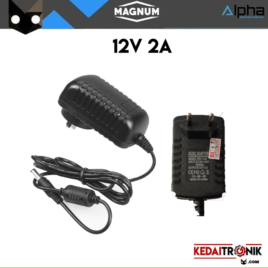 Jual Adaptor CCTV 12V 2A Power Supply Camera LED 12 Volt 2 Ampere ...